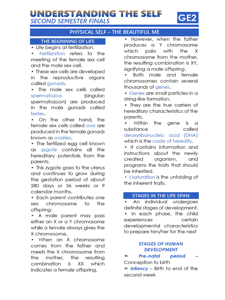 UNDERSTANDING-THE-SELF | PDF