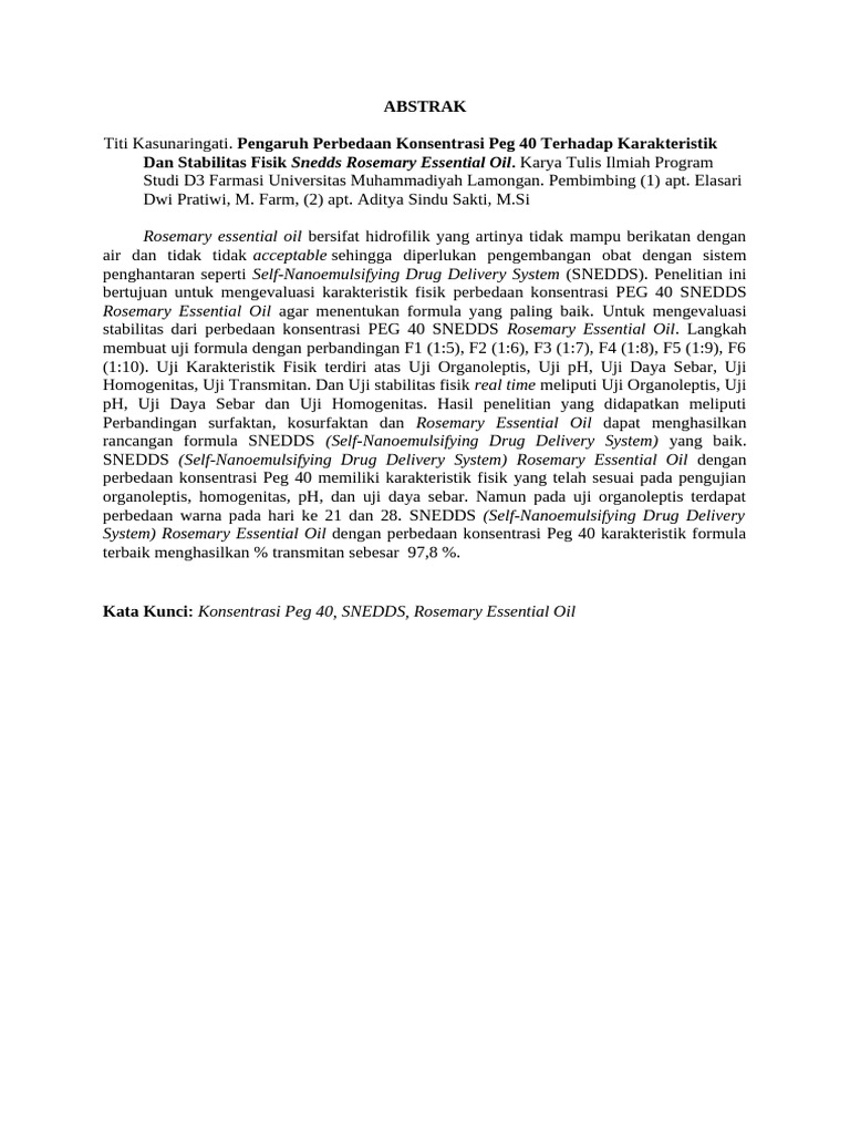 ABSTRAK INDO Titi Kasunaringati | PDF