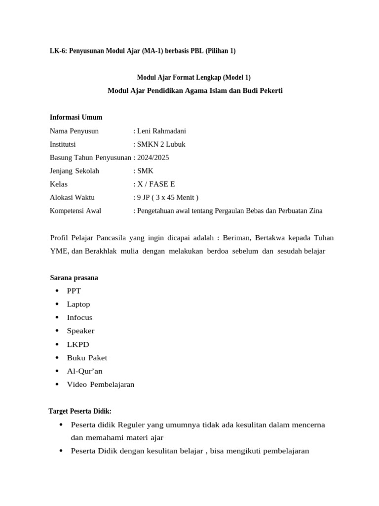 Modul PBL Kompre. | PDF
