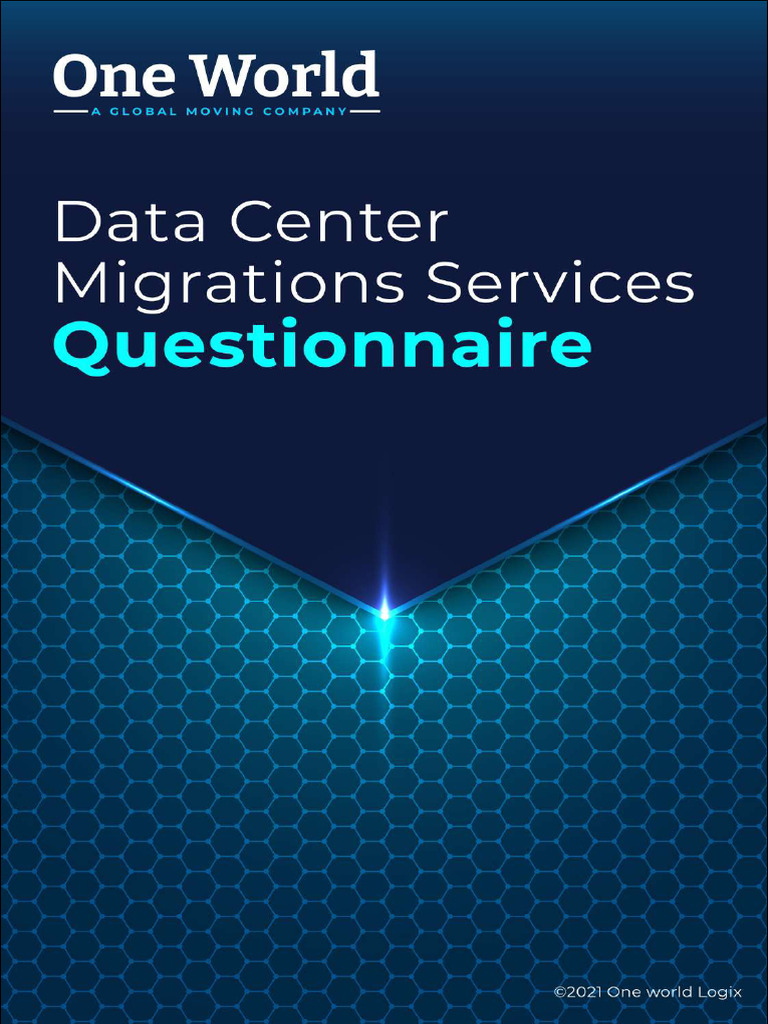 QUESTIONNAIRE FOR DATA CENTER MIGRATIONS SERVICES | PDF
