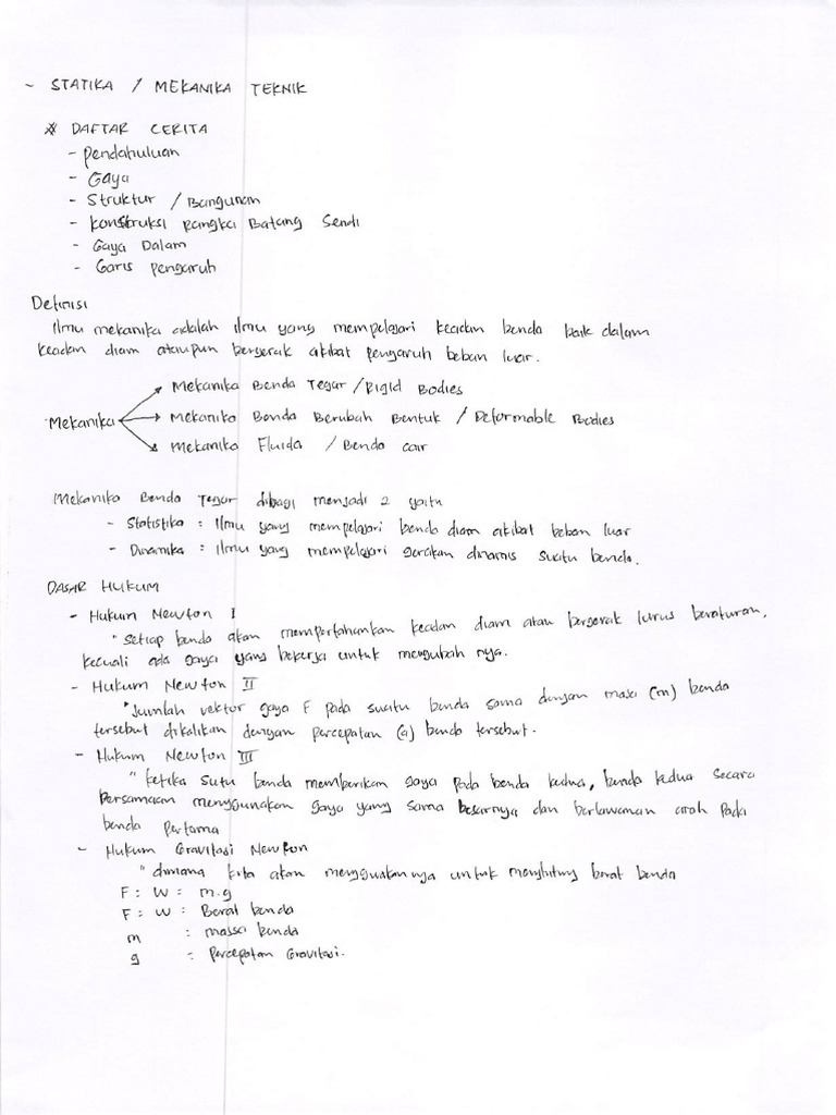Tugas Mekanika Rekayasa 1 | PDF
