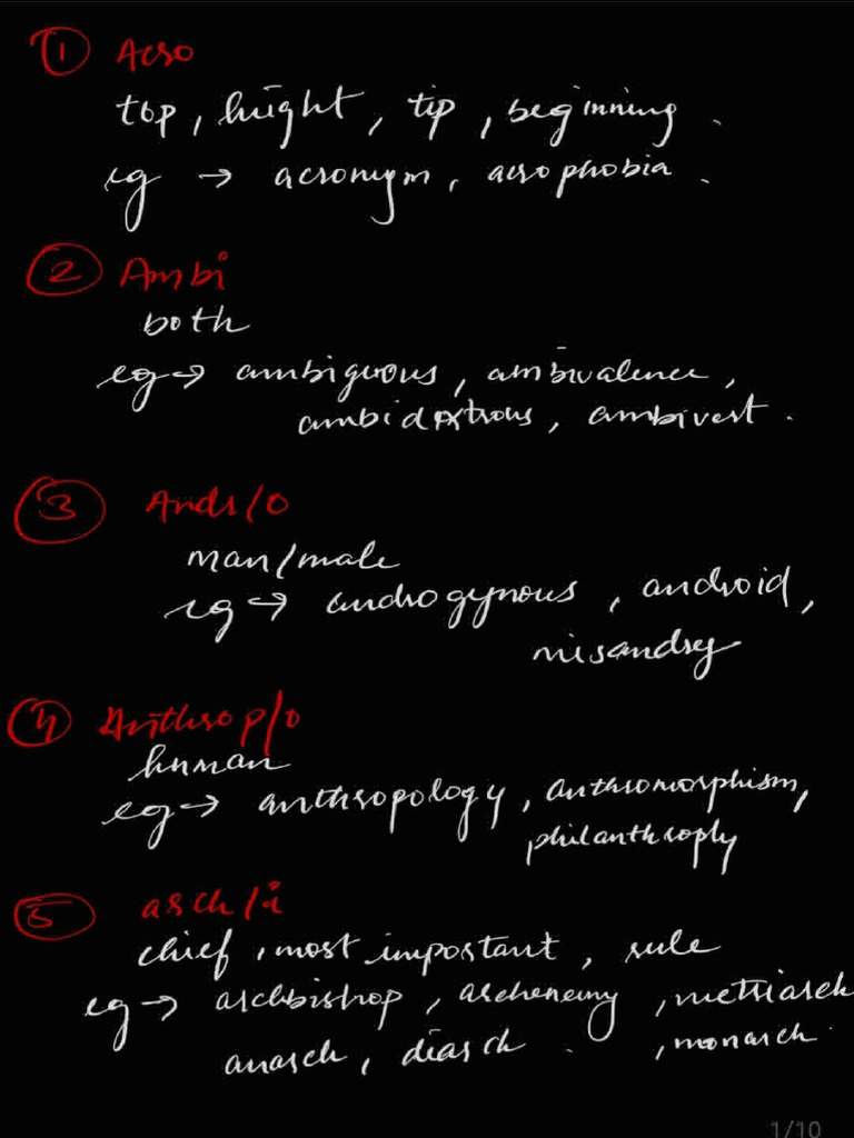 Root Words | PDF