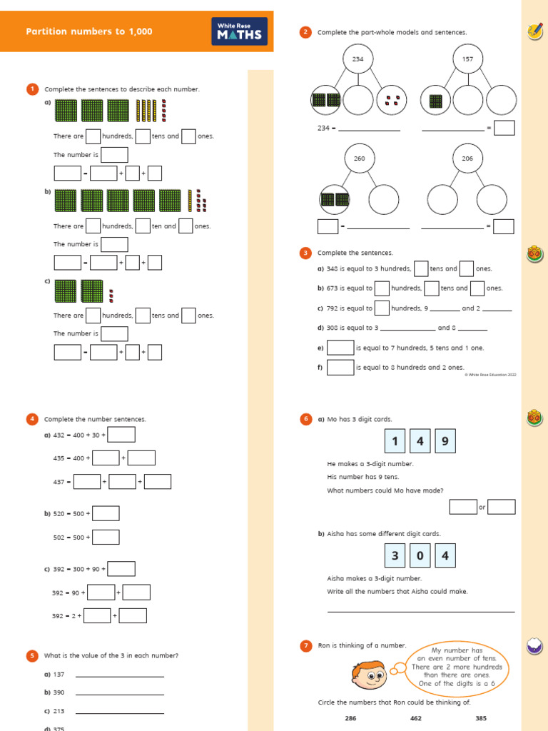 Understanding Partition Numbers to 1000 | PDF