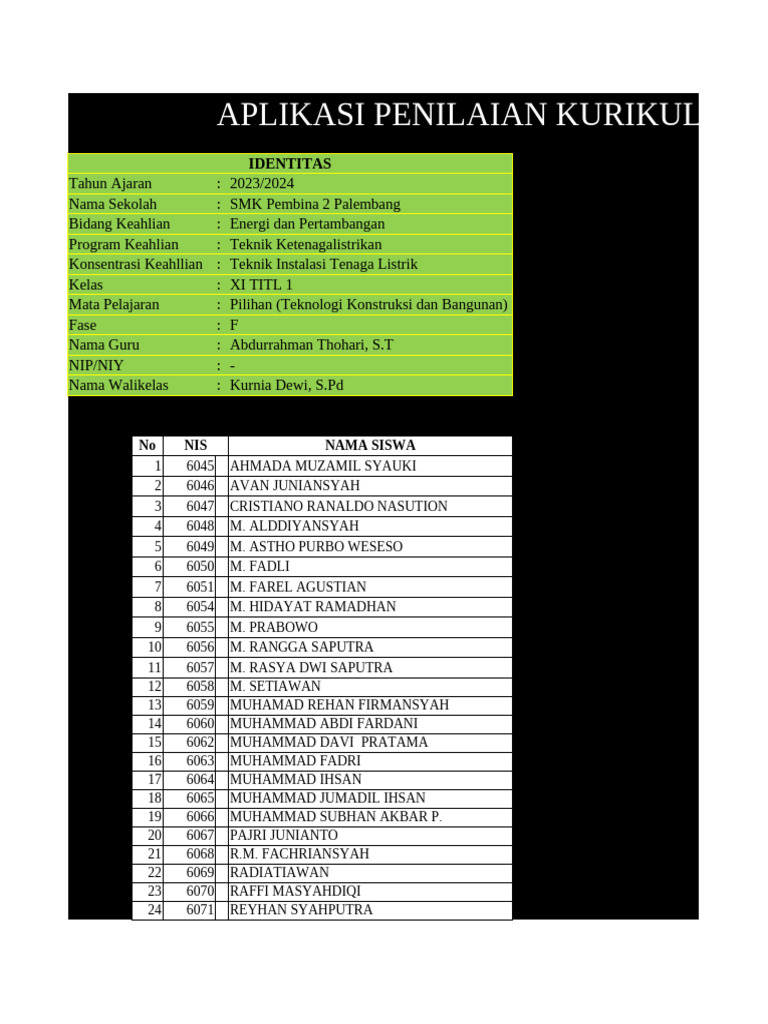 XI TITL 1 Mapel Pilihan | PDF