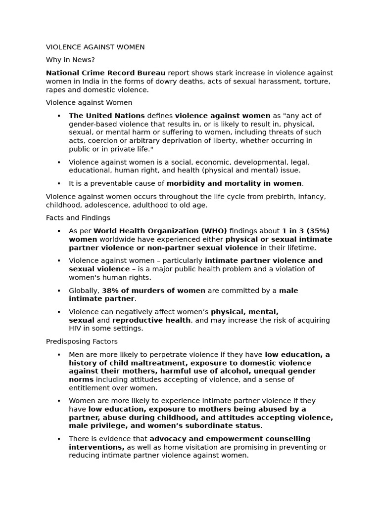 Crime Against Women | PDF Crime Against Women | PDF