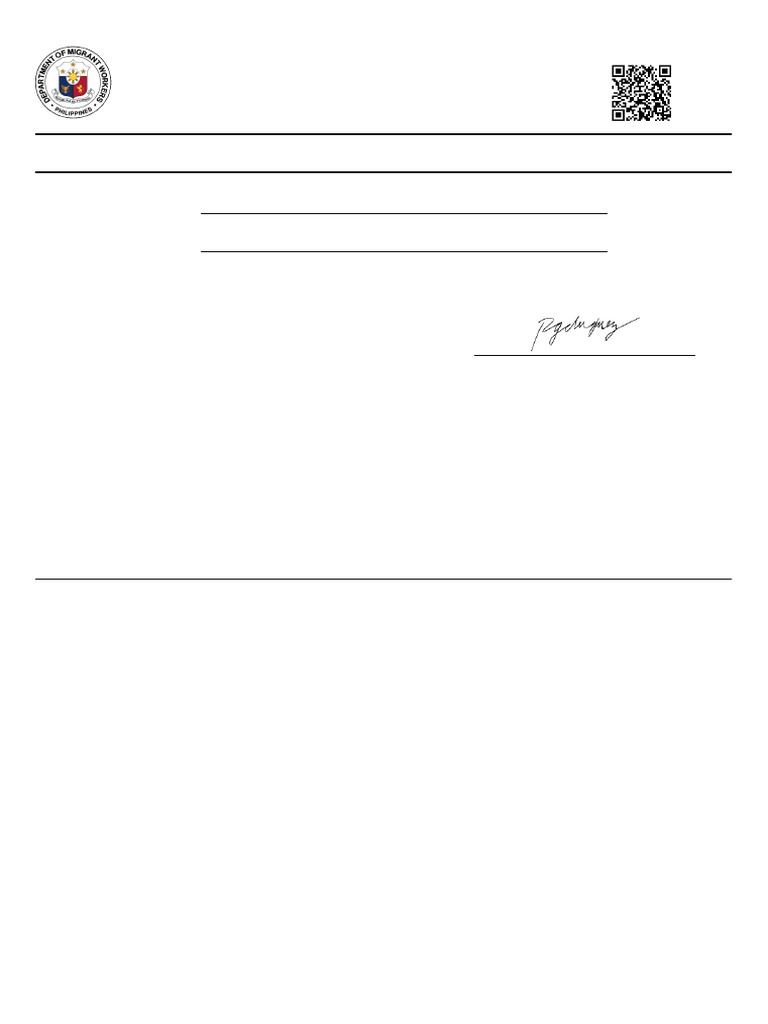 Peos Certificate | PDF