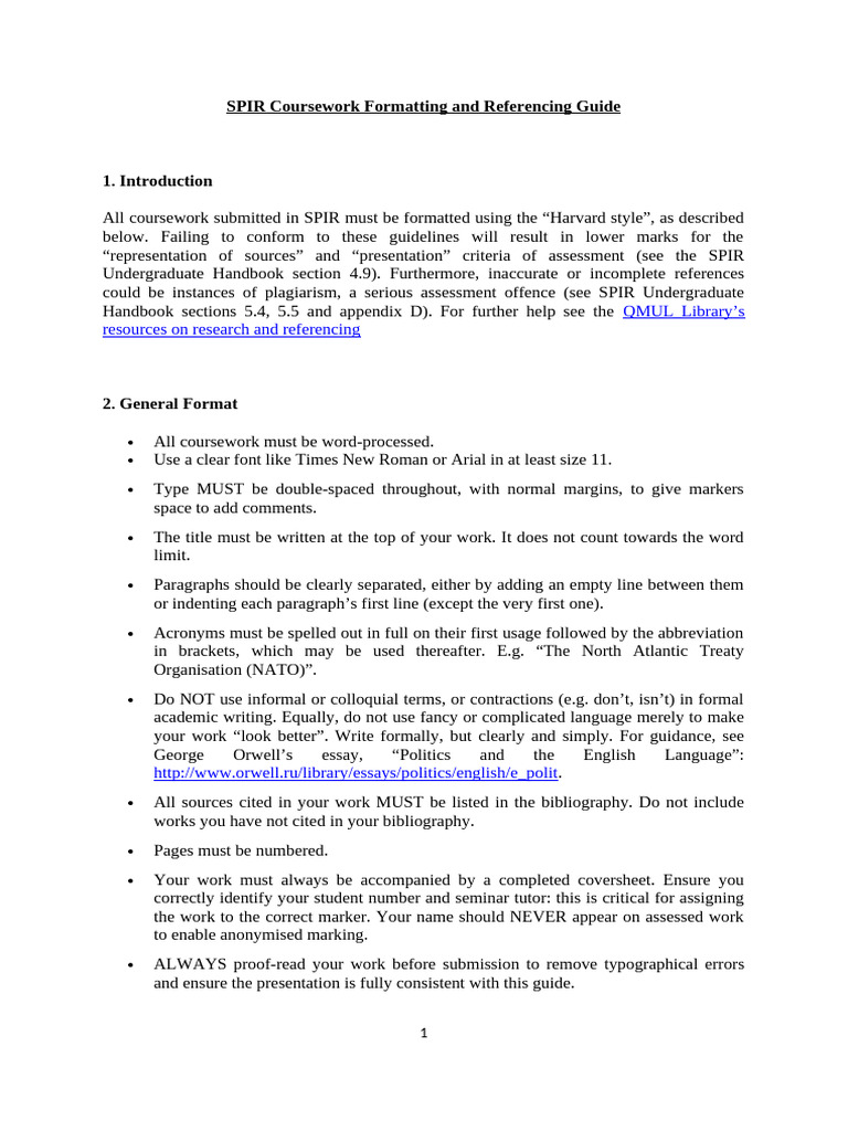 SPIR - Formatting and Referencing Guide | PDF | Citation | Language Arts & Discipline