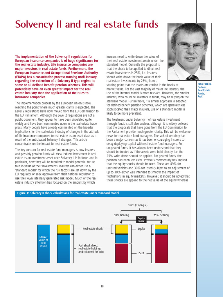 Solvency II and Real Estate Funds - John Forbes Focus 19 Dec 2011 | PDF