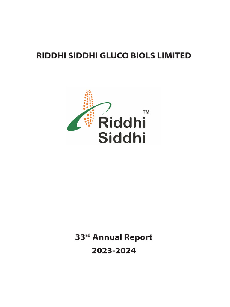 Annual Report 2023-24 RSBL | PDF | Login | Electronic Voting