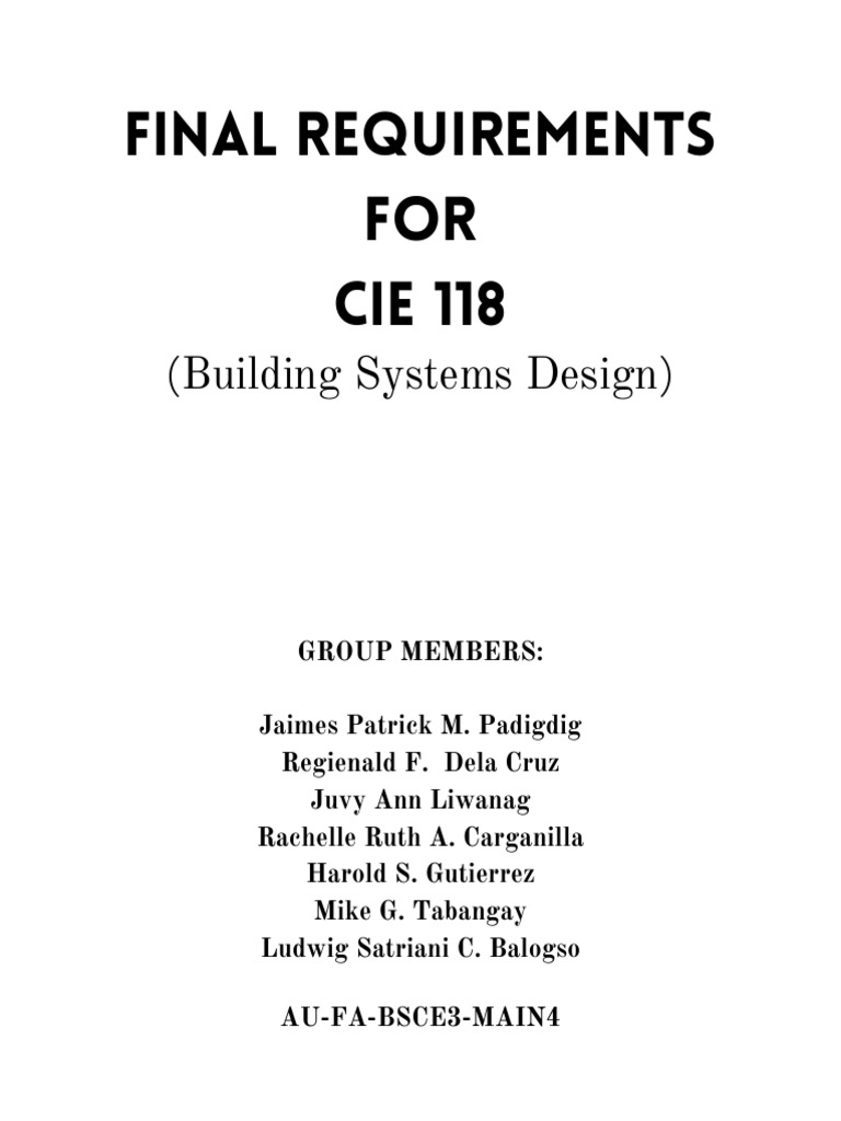 BSD Final Req (Cie 118) | PDF