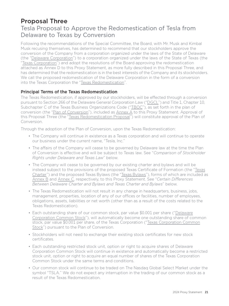 Proposal Three - Pages From Tesla Report | PDF