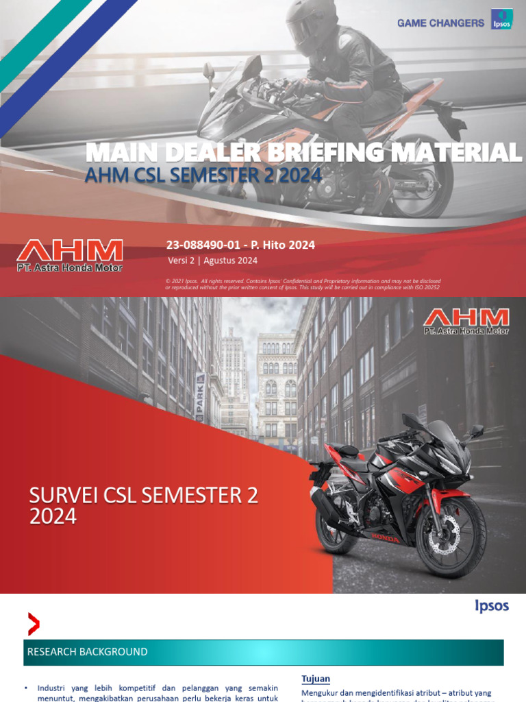 23-088490-01 - P. Hito (CSL AHM) - MD Briefing Material SMT 2 2024 - V2 | PDF