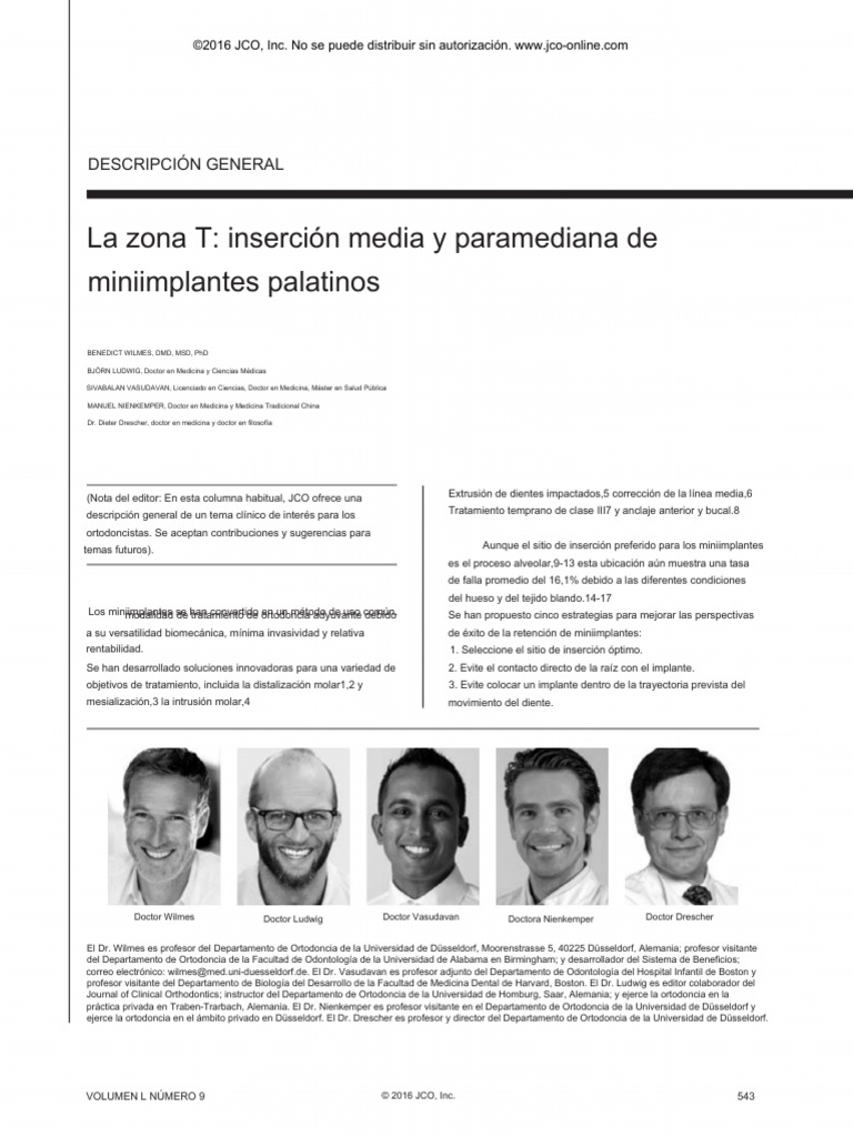 The T Zone Median Vs Paramedian Insertion of Palatal Mini Implants | PDF