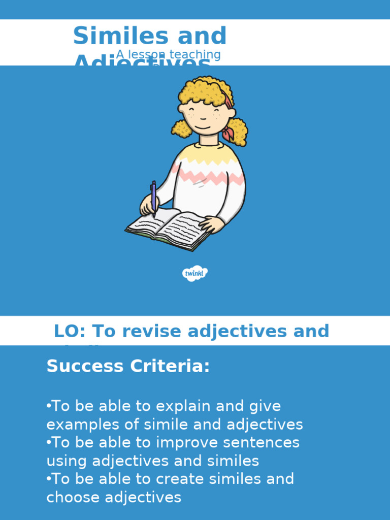 T2 E 1431 Similes and Adjectives PowerPoint Ver 1 | PDF