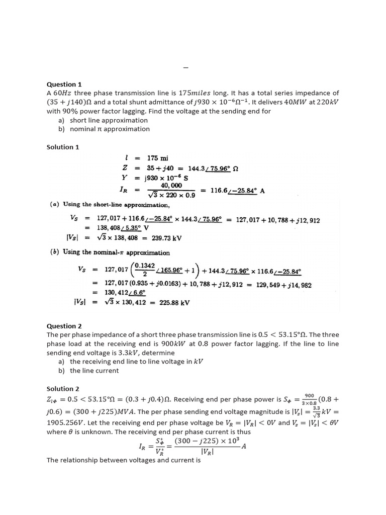 Tutorial 5 Solution | PDF