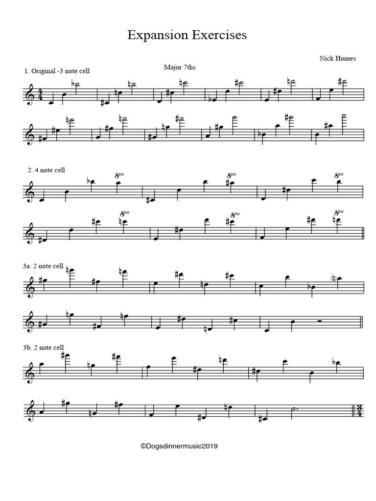 Expansion Exercises Flute | PDF