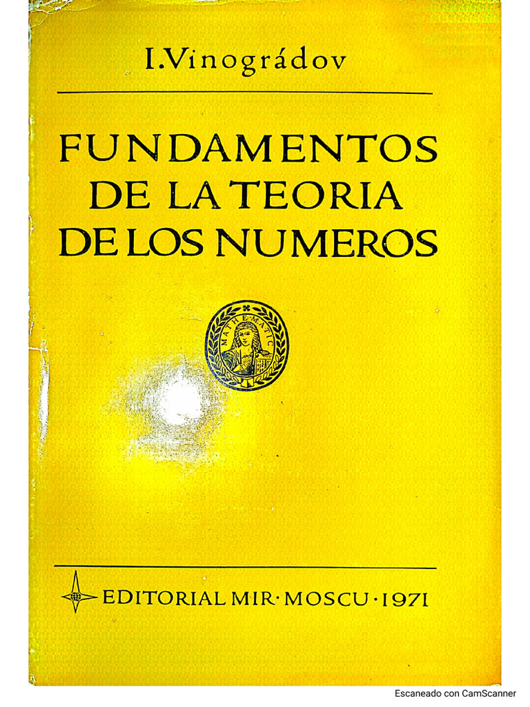 Fundamentos de La Teoría de Los Números - I. Vinográdov | PDF