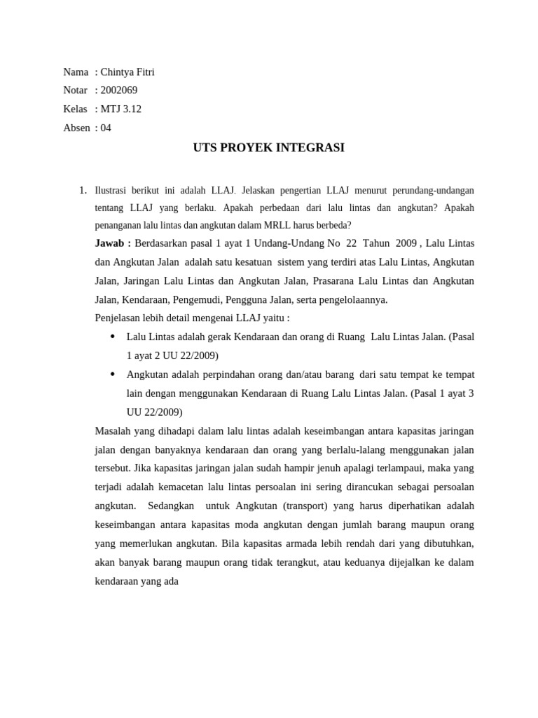 Uts Proyek Integrasi | PDF