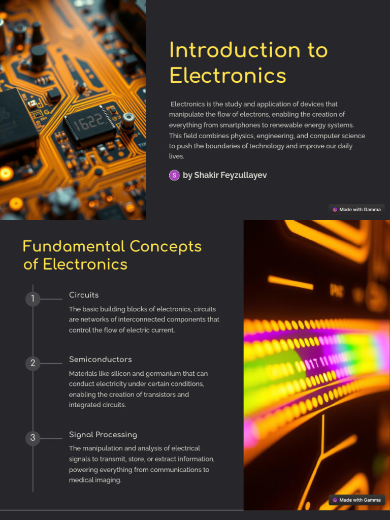 Introduction To Electronics | PDF