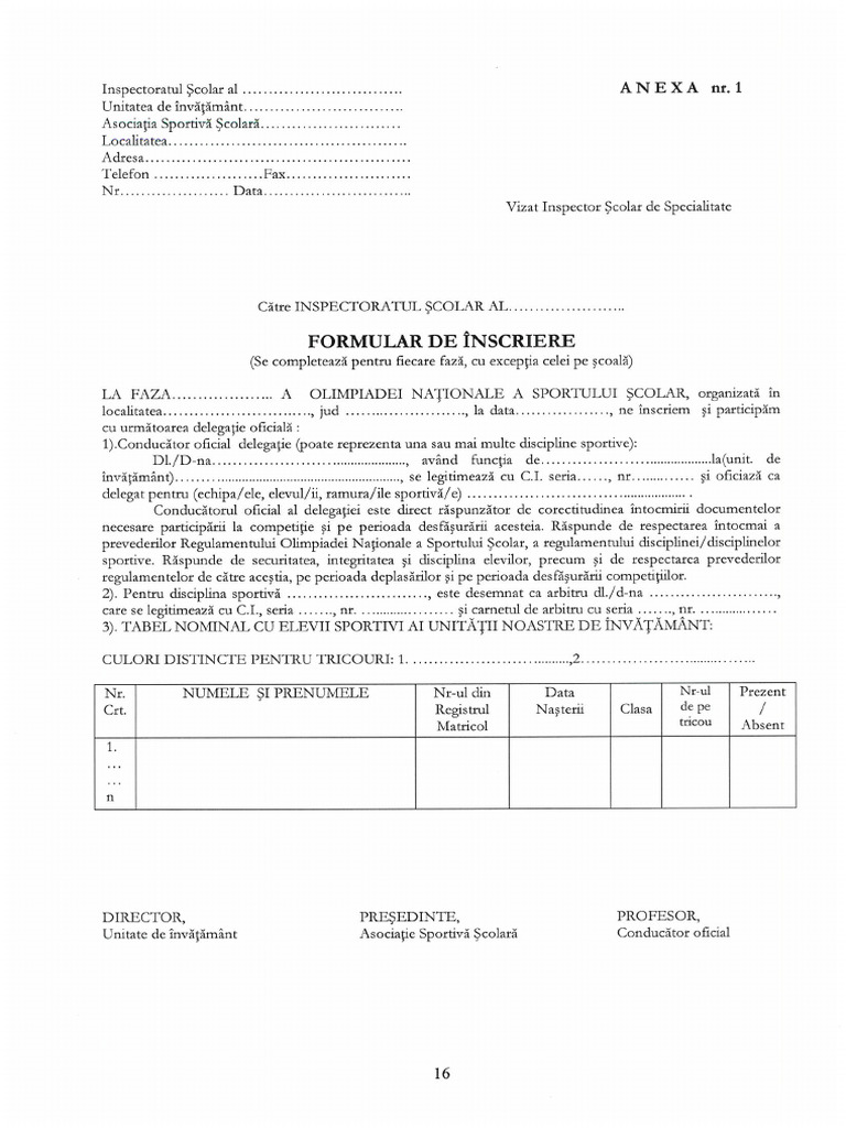 Anexa 1 ONSS | PDF