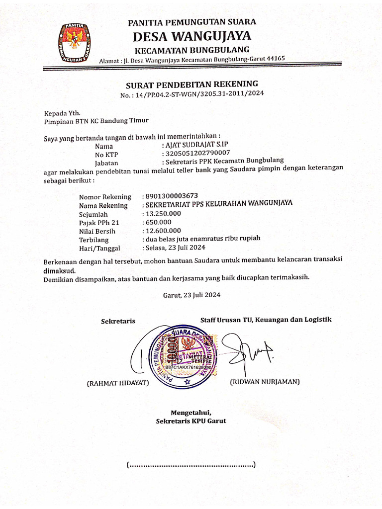 SI Juli Wangunjaya | PDF