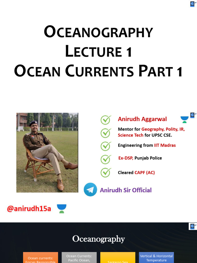 Oceanography-1-OceanCurrentsPart1 | PDF