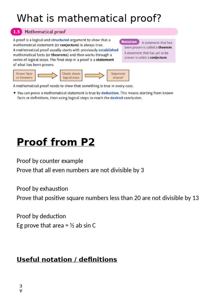 Proof by Contradiction | PDF | Teaching Methods & Materials