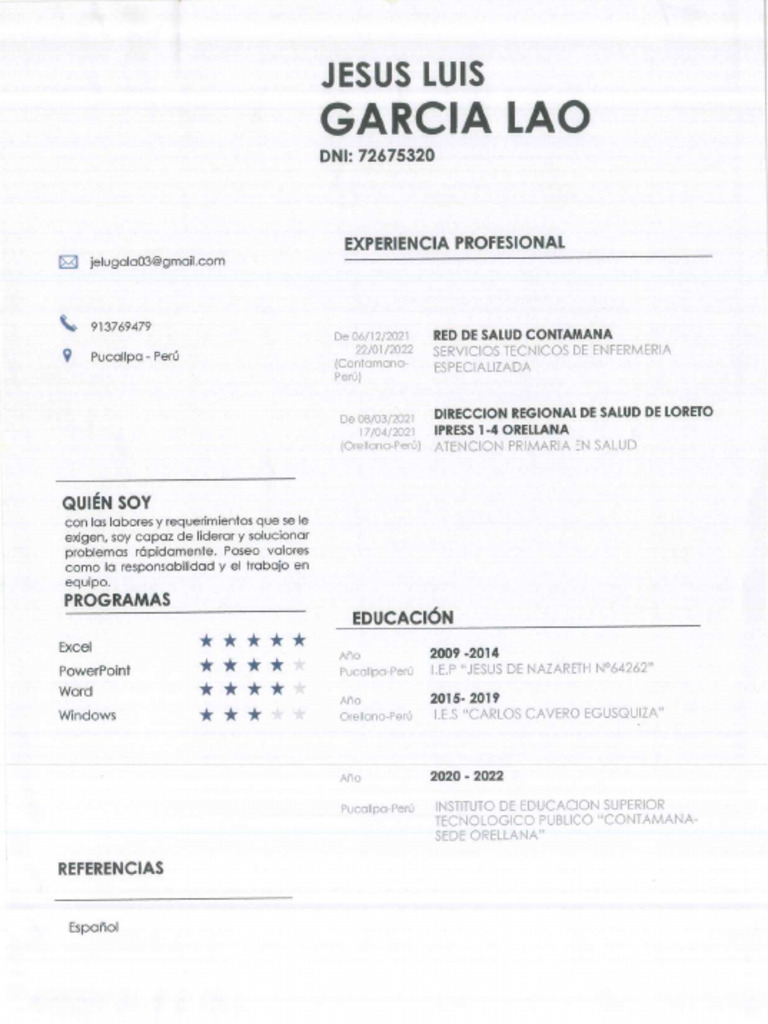 Cv jesus-1_compressed | PDF