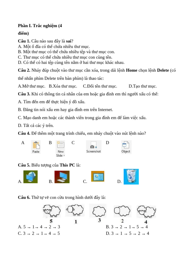 đề thi lớp 3 HK2 | PDF