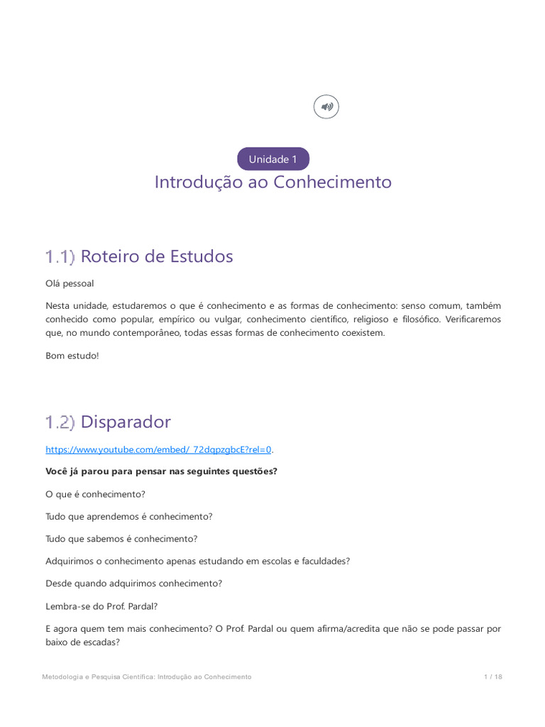 Metodologia E Pesquisa Cientifica 1 Pdf