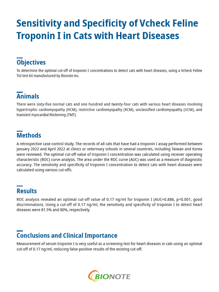 (Evaluation) +Vcheck+Feline+TnI EN+ (Cut-Off+change) | PDF