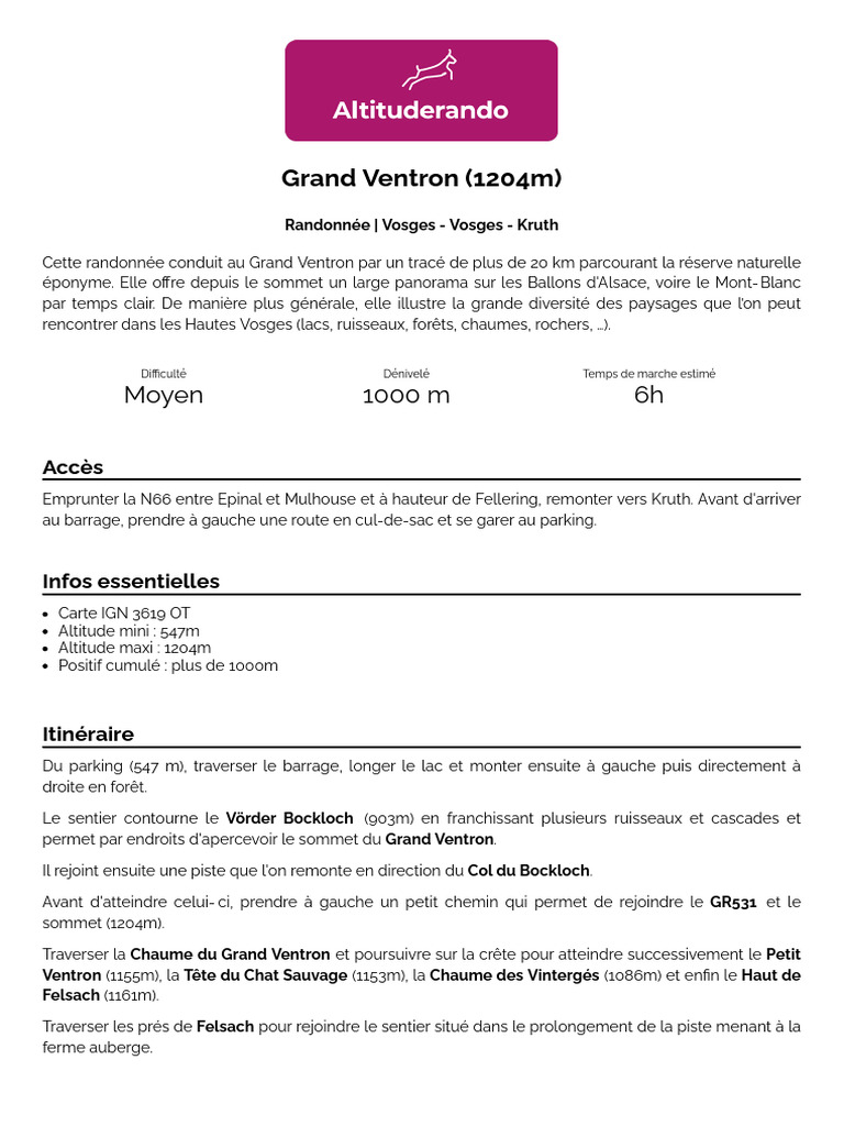 1844 Grand Ventron | PDF