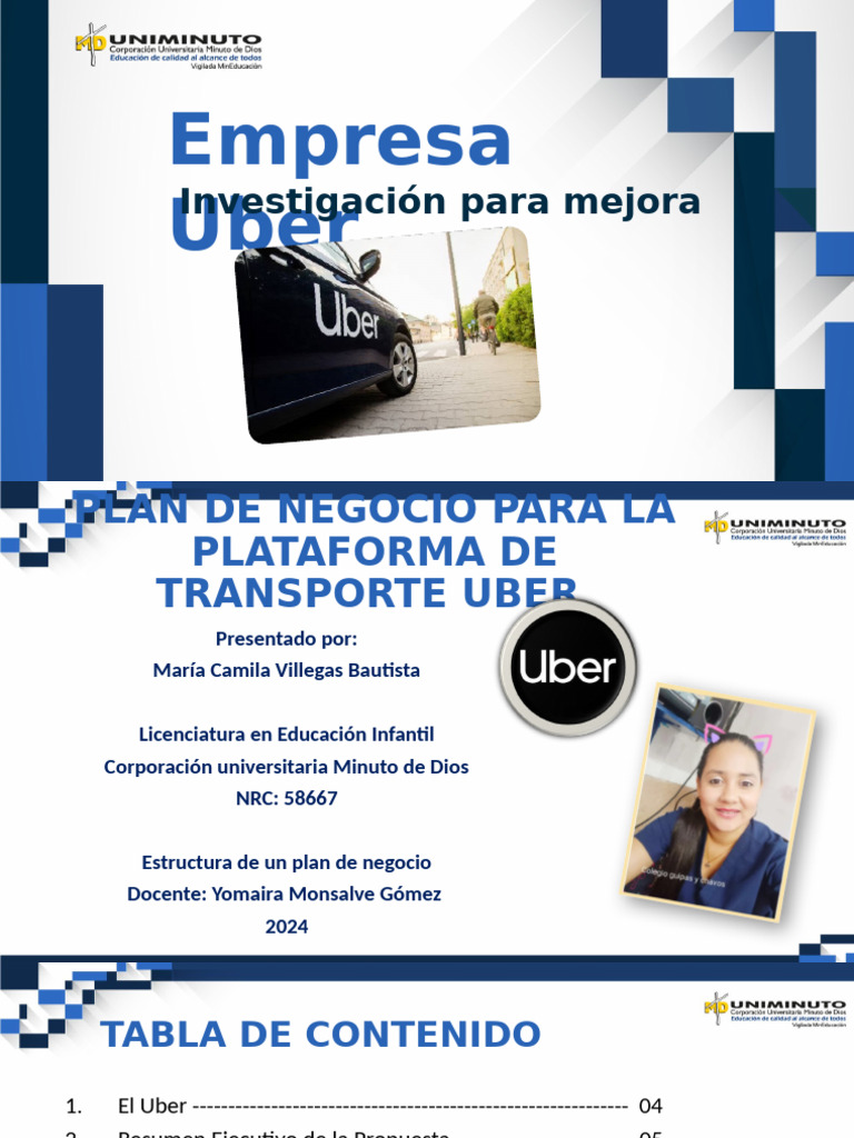 Actividad - Propuesta Uber | PDF