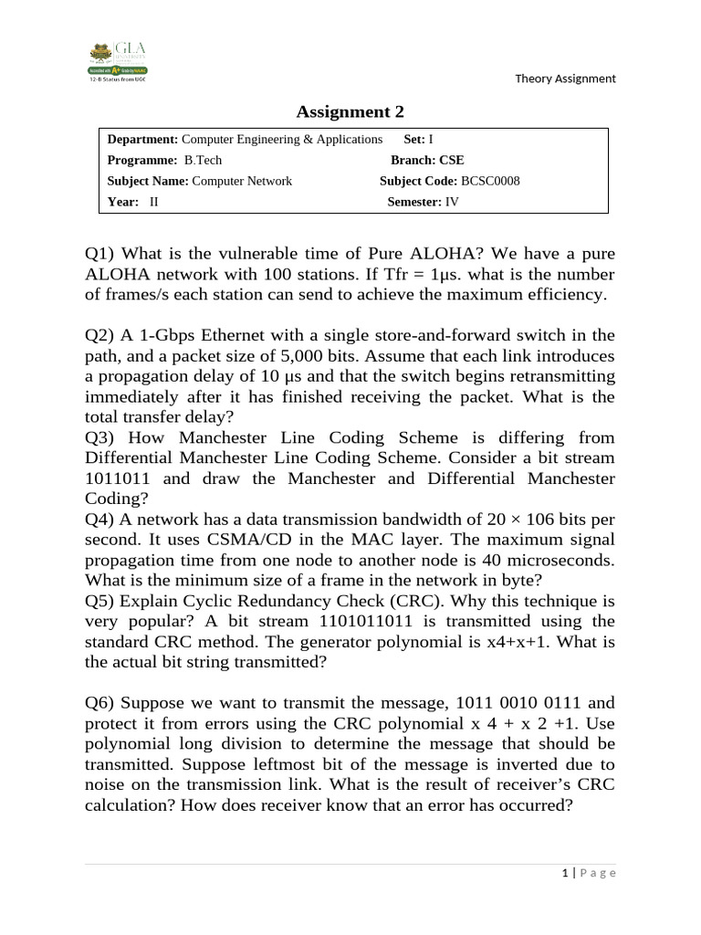 Assignment 2 CN | PDF