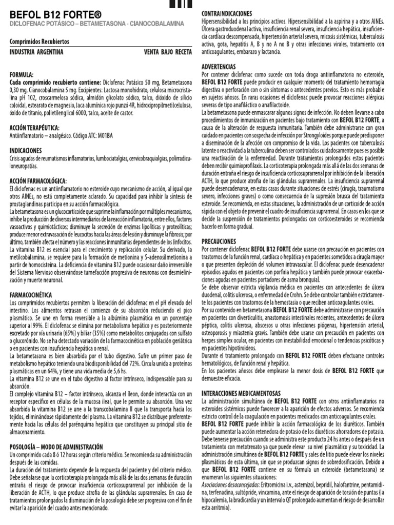 Befol B12 Forte | PDF
