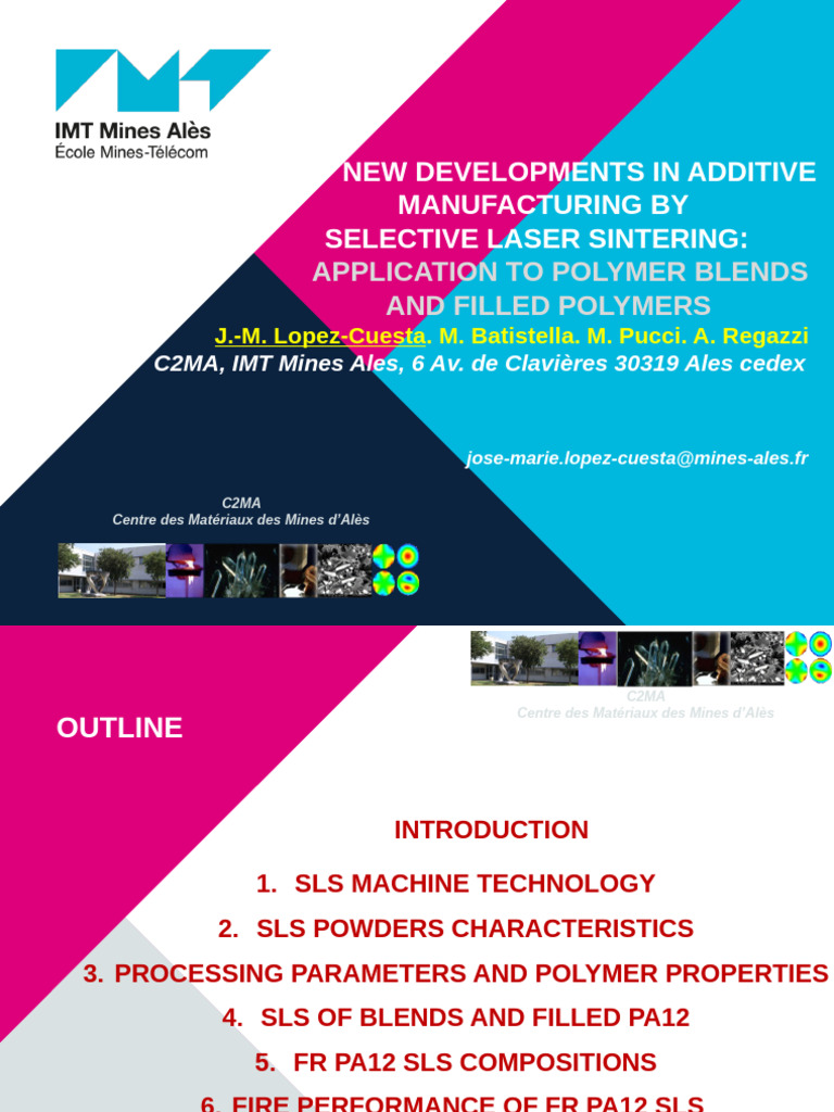 Presentation Trento SLS Additive Manufacturing V2.3 | PDF | Materials ...
