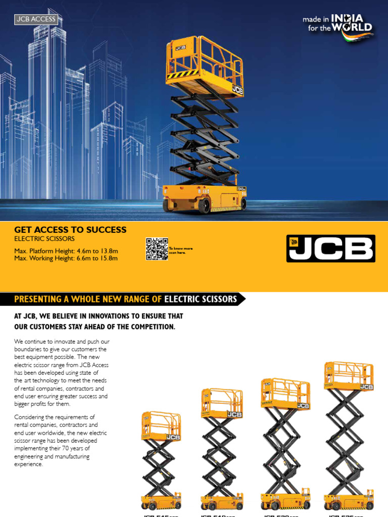 JCB+Scissor Brochure | PDF
