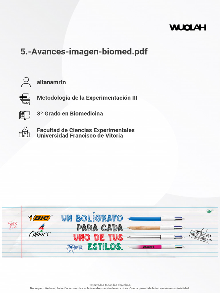 Avances Imagen Biomed | PDF