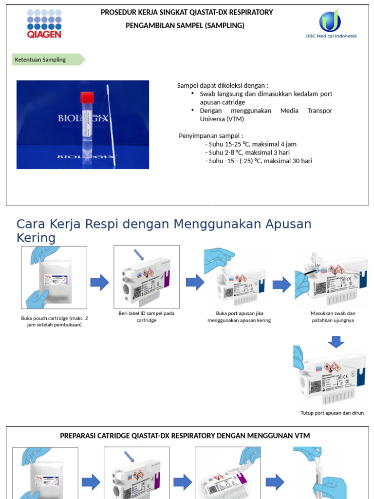 Prosedur Kerja Singkat Qiastat Respiratory | PDF