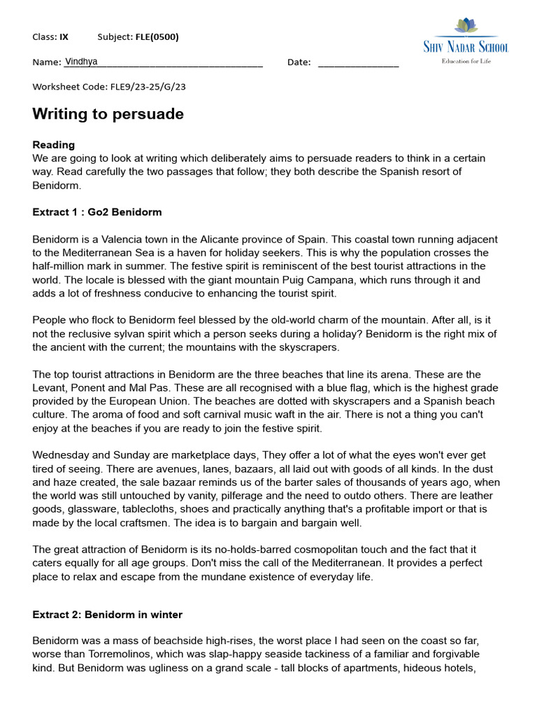 English Practice | PDF