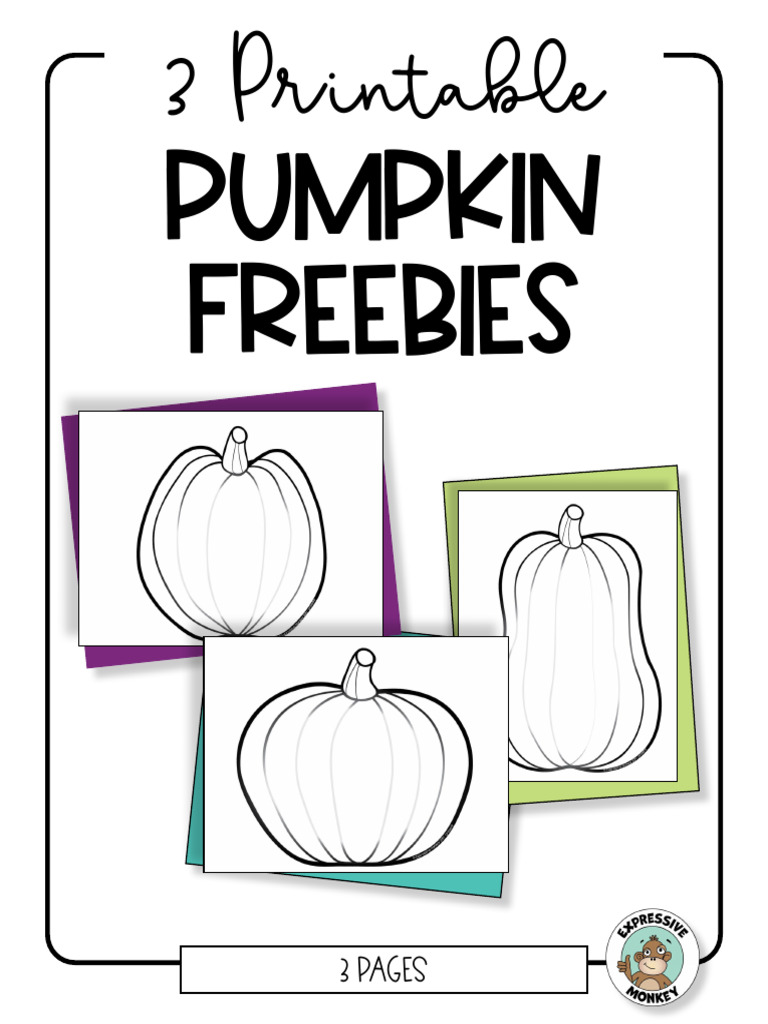 Pumpkin Freebies: 3 Pages | PDF