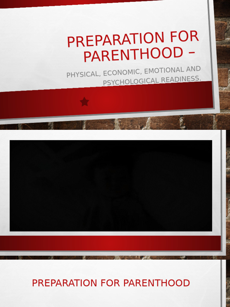 Preparation For Parenthood | PDF