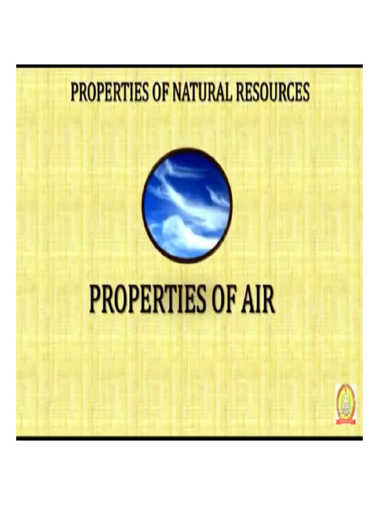 Science Lesson No:- 3 Properties of Air | PDF