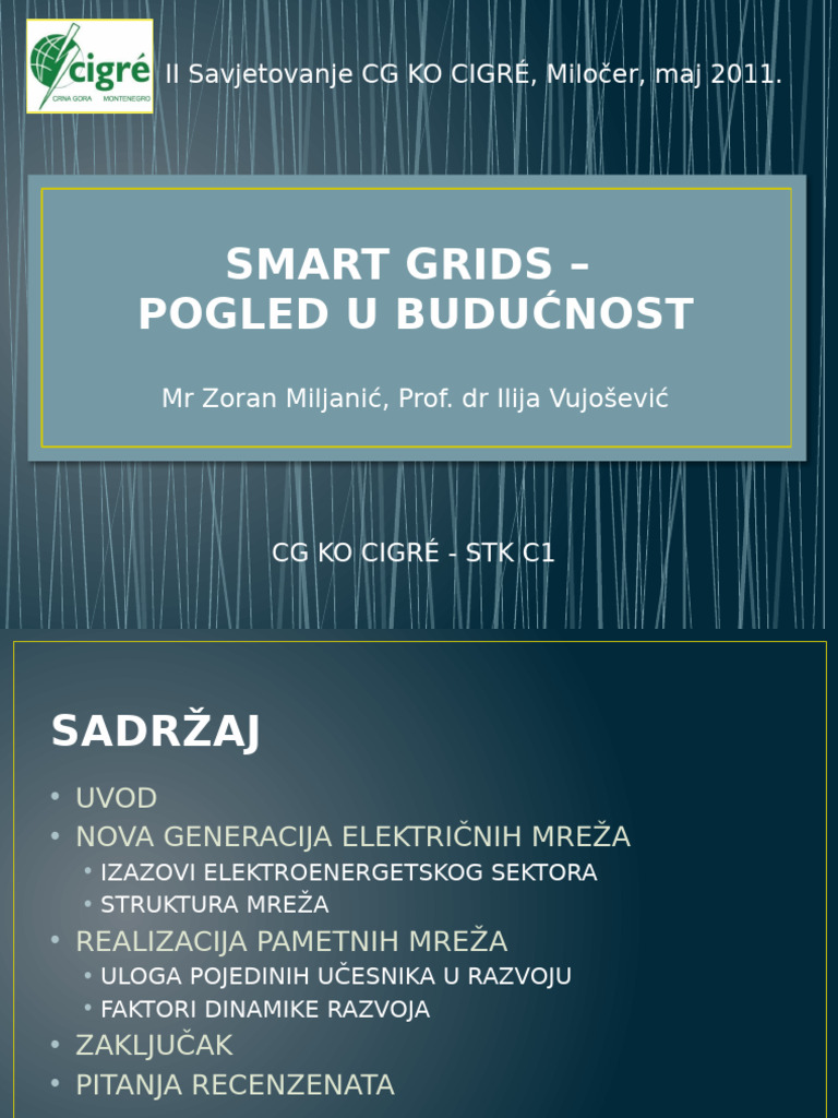 Cgko Cigre Smart Grids | PDF