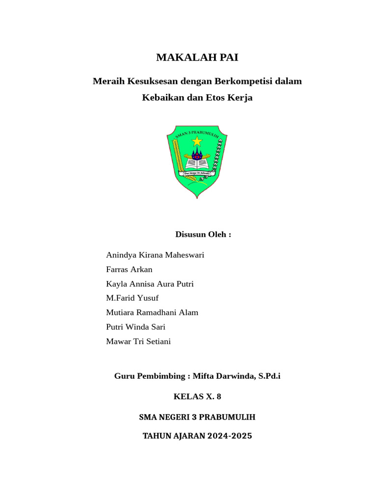 Makalah Pai | PDF