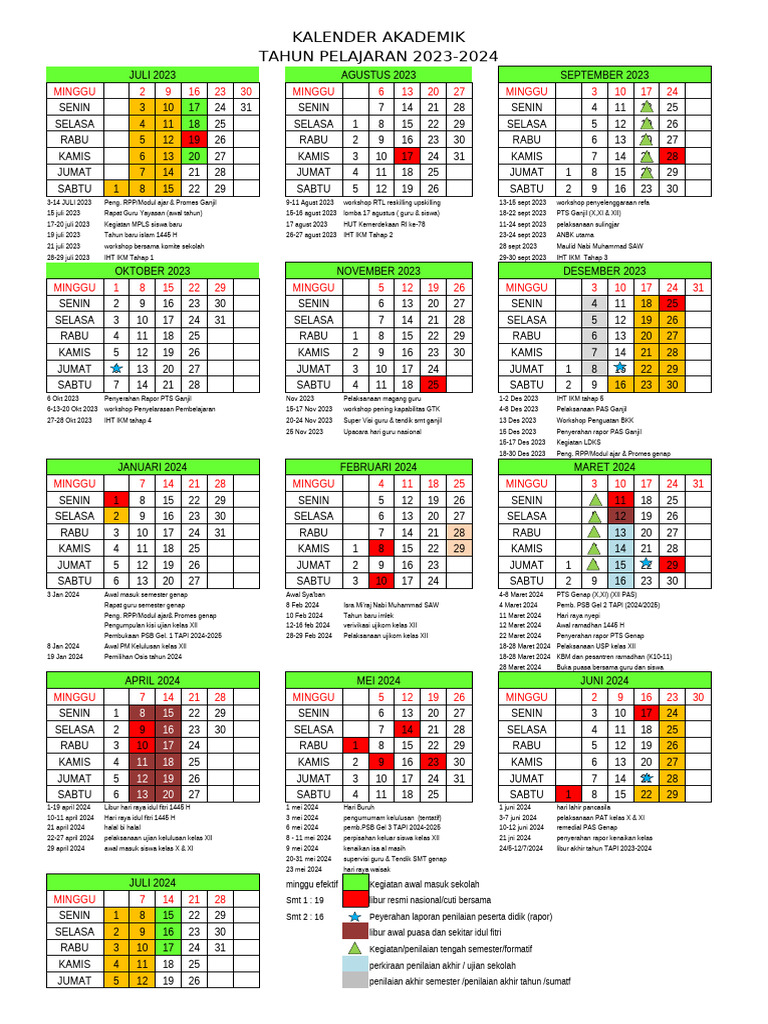 Kalender Pendidikan | PDF