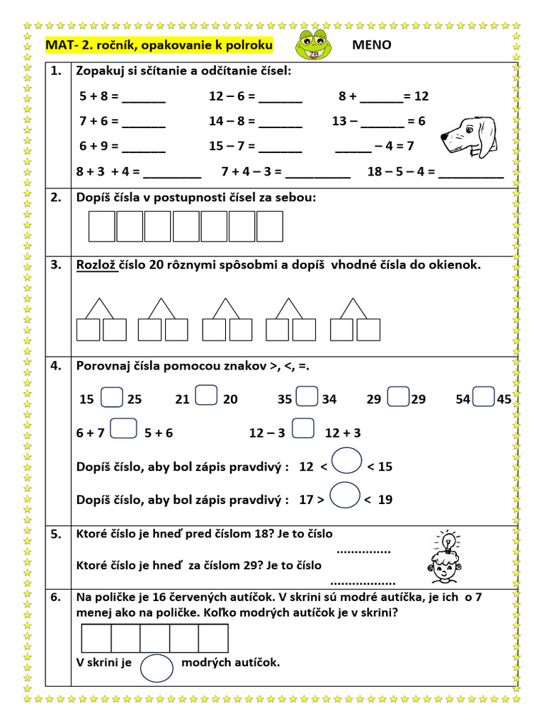 Matematika 2. Rocnik Polrok ZB 2024 | PDF