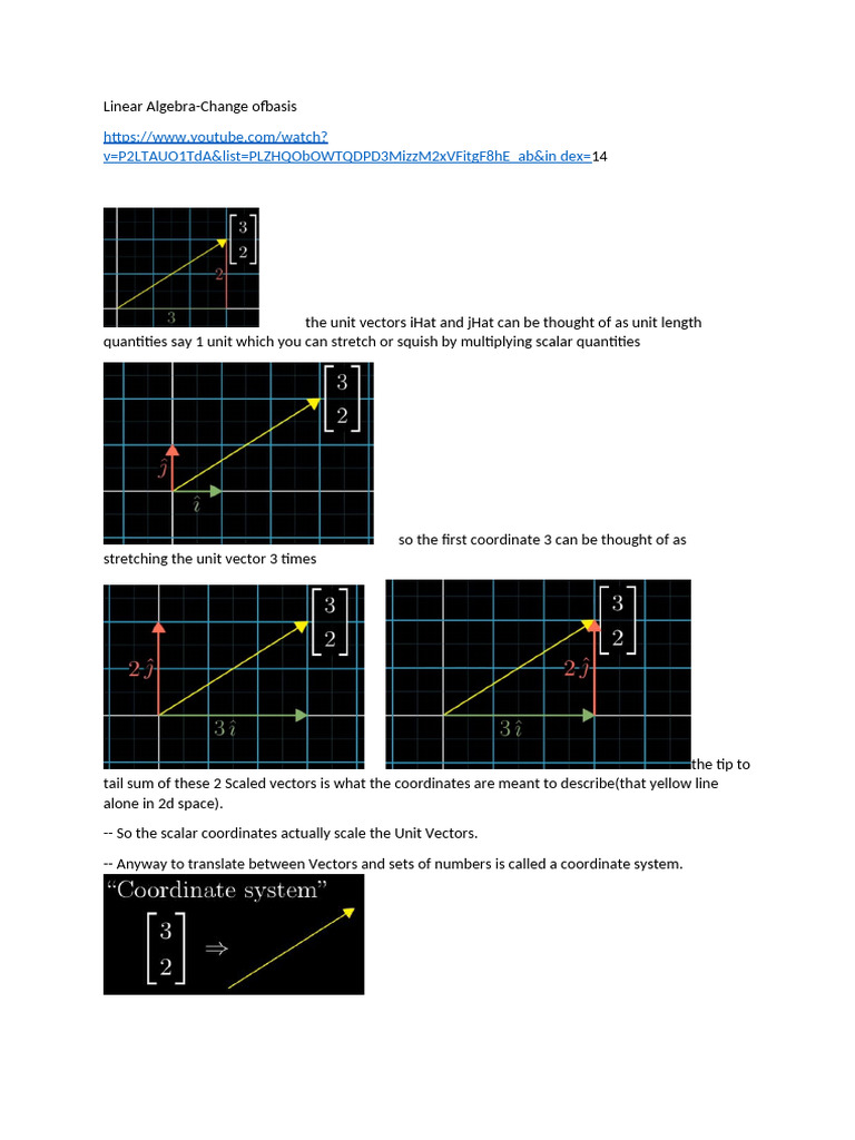 ChangeOfBasis 3B1B | PDF | Teaching Methods & Materials | Science ...