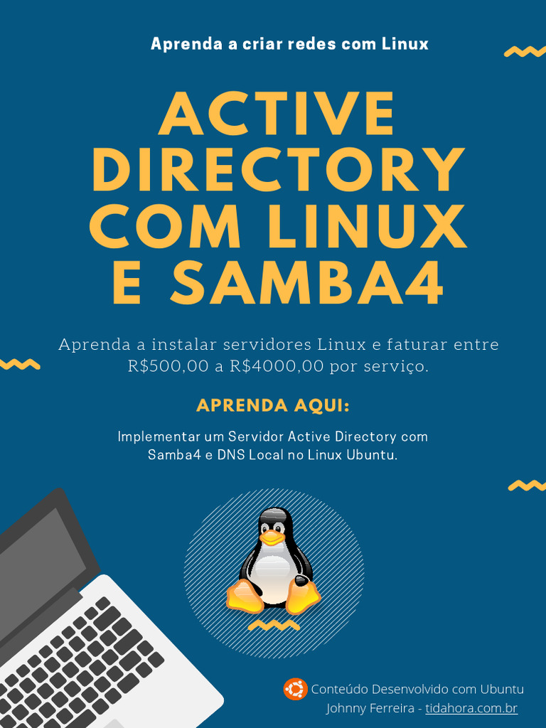 Active Directory Com Linux E Samba4 | PDF