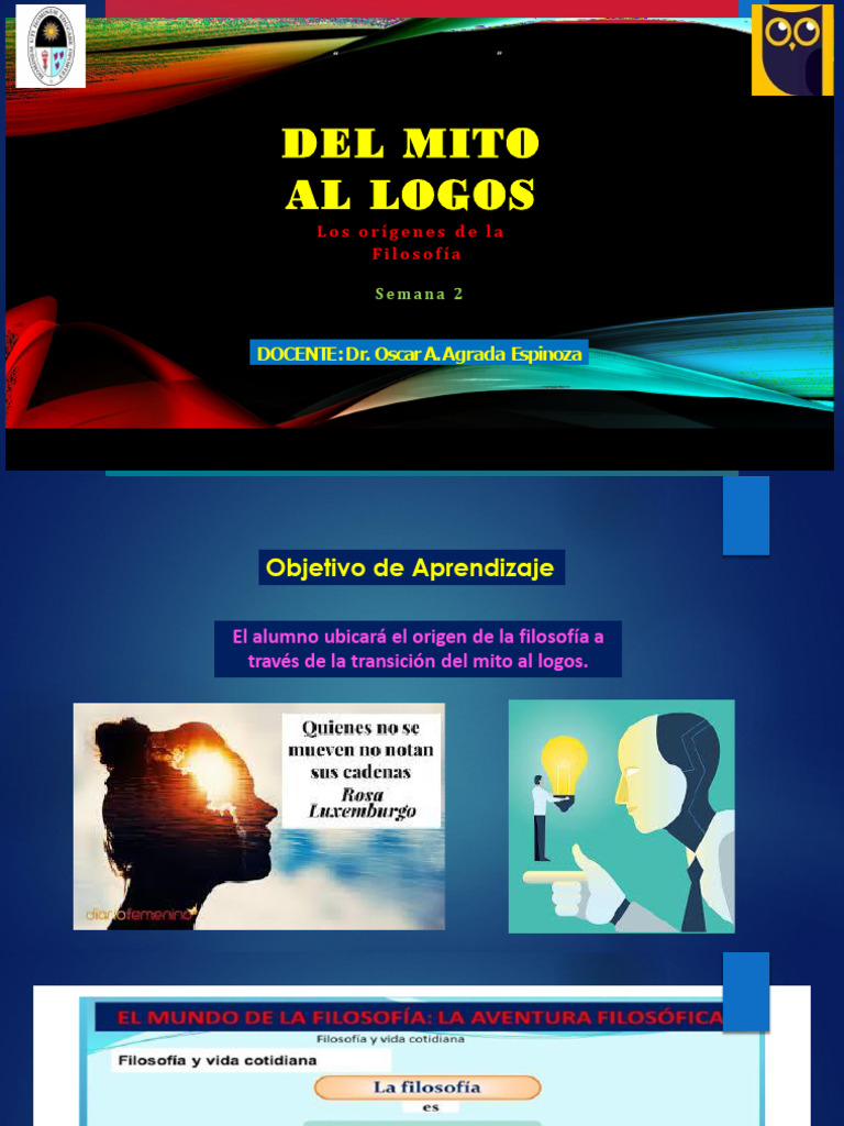 Sem.02 Del Mito Al Logos | PDF